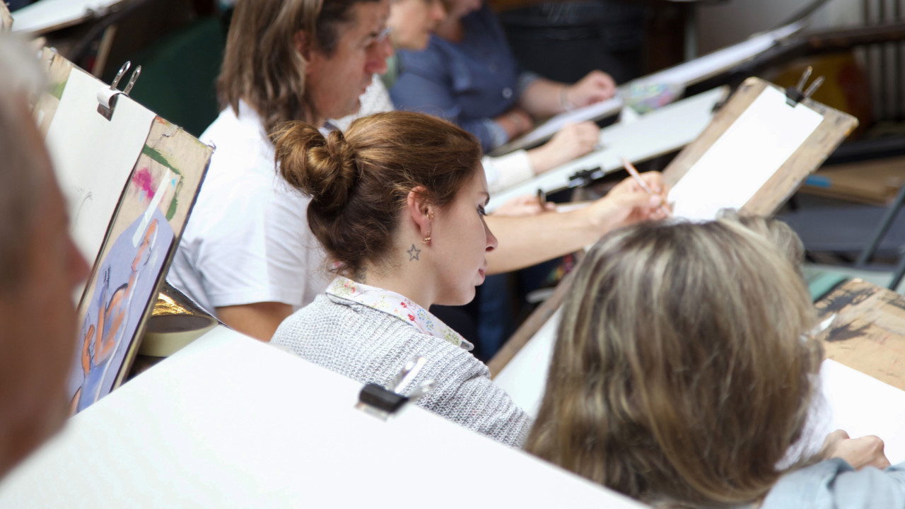 Friday night life drawing: restaging Kauffman | Royal Academy of Arts