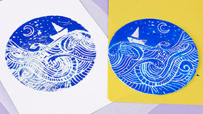 Family how-to: make a relief print | Royal Academy of Arts