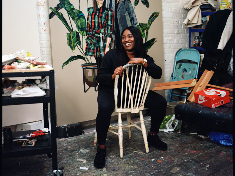 In the studio with Joy Labinjo | Royal Academy of Arts