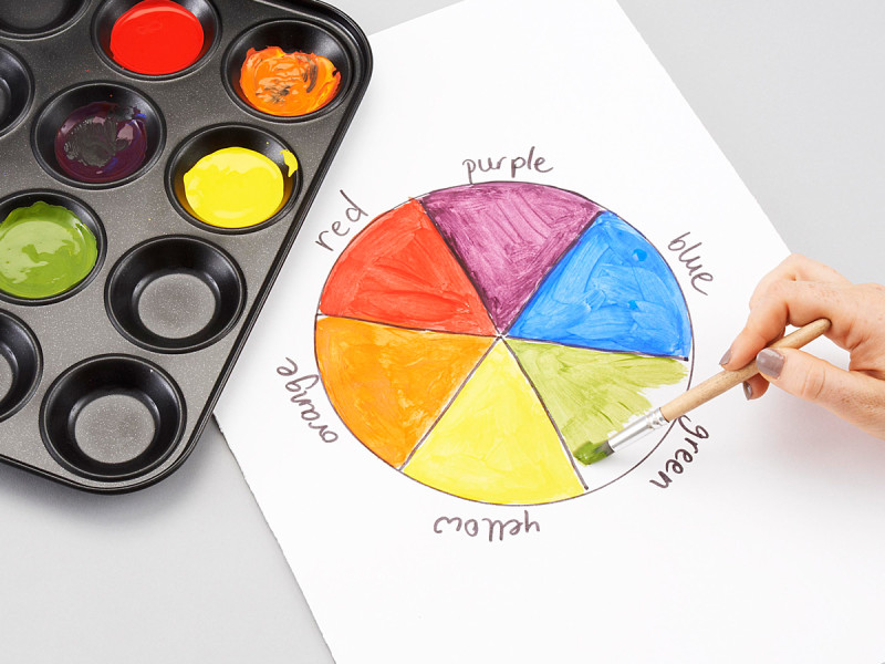 how to make your own color wheel