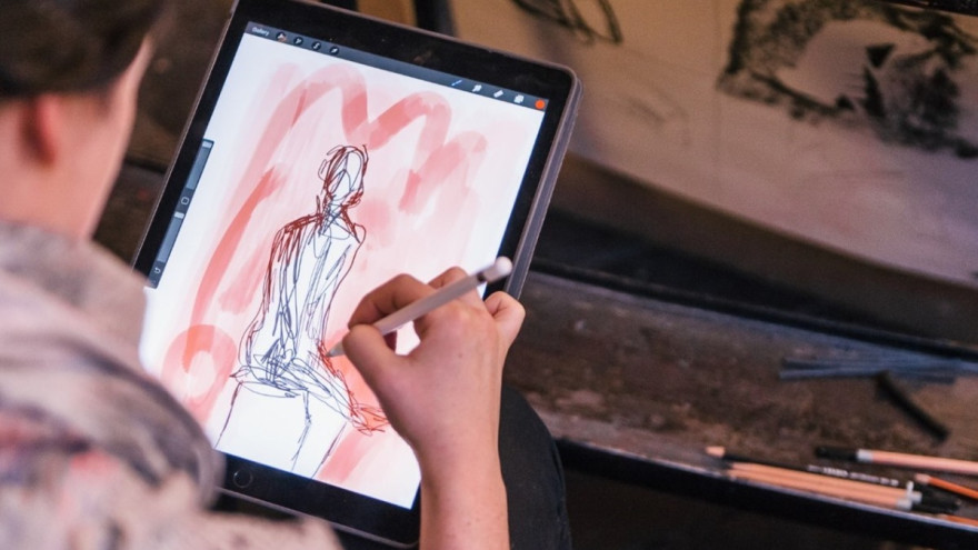 From pencil to pixel iPad drawing weekend Royal Academy of Arts
