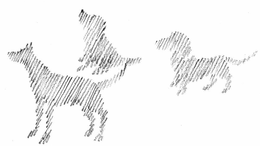 diagonal lines drawing